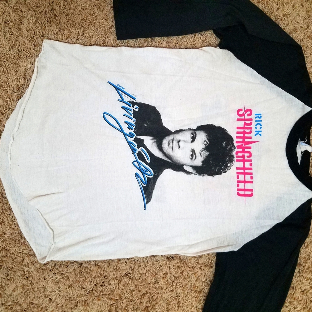 Authentic Rick Springfield Concert Tour 1983 Tee S - Gem